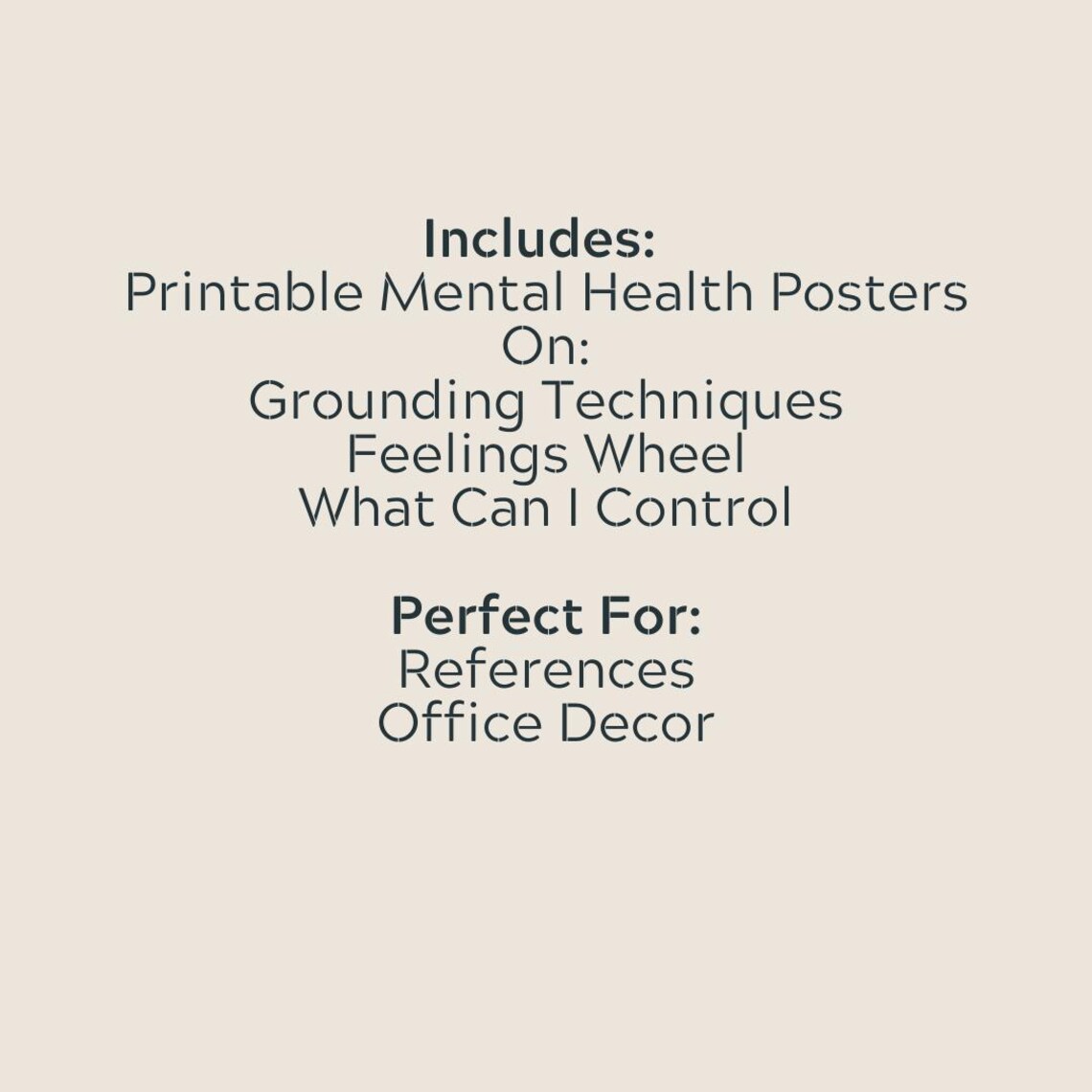 Emotions Wheel, Grounding, Control Therapy Digital Posters, Mental ...