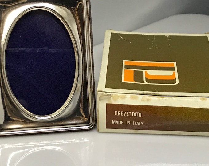 Vintage Italian Photo Frame Brevettato Silver Plated - Etsy
