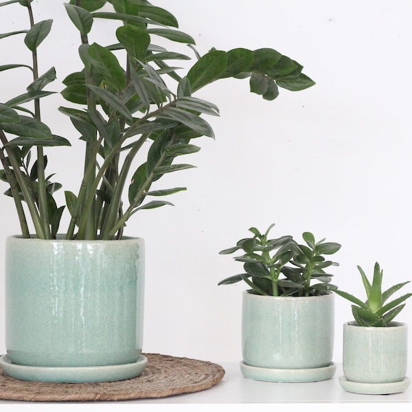 Sage Green Plant Pot - Etsy