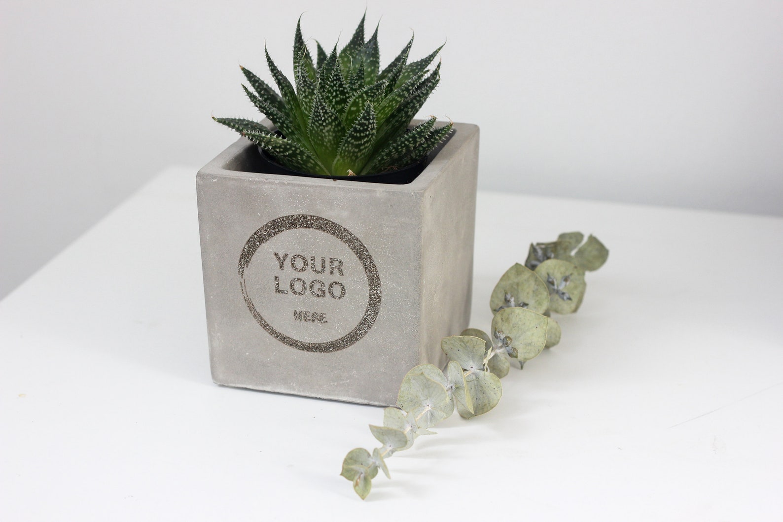 Large Personalized Engraved Custom Concrete Cube Planter Pot - Etsy Canada