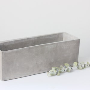 Concrete Rectangle Planter and Succulent Box Indoor - Etsy