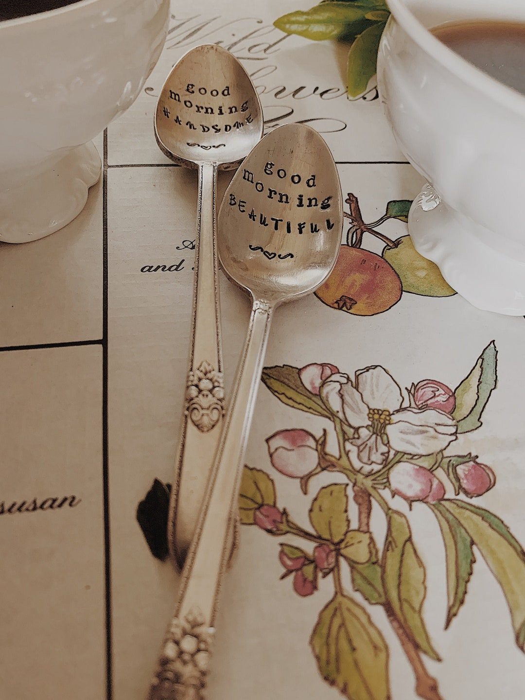 Good Morning Handsome Good Morning Beautiful Spoon Set - Etsy