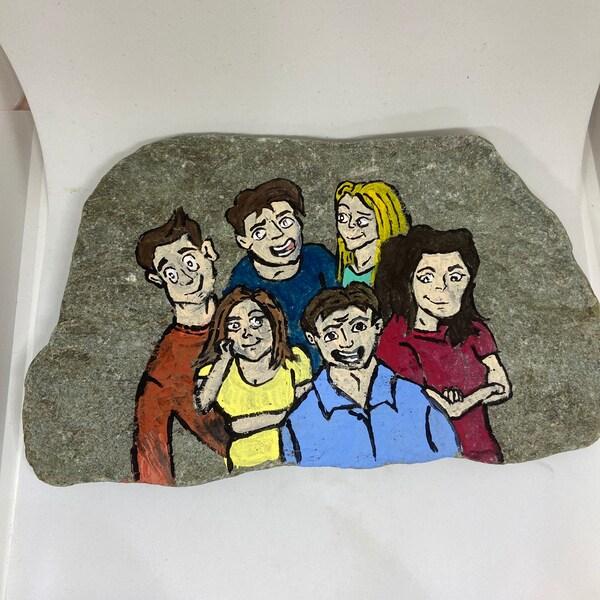 Cartoon Painted Rocks - Etsy