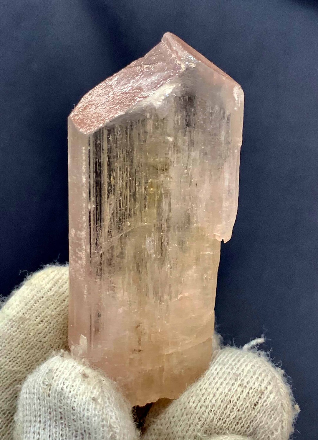 V-shape Peach Color Kunzite Spodumene Raw Crystal From - Etsy