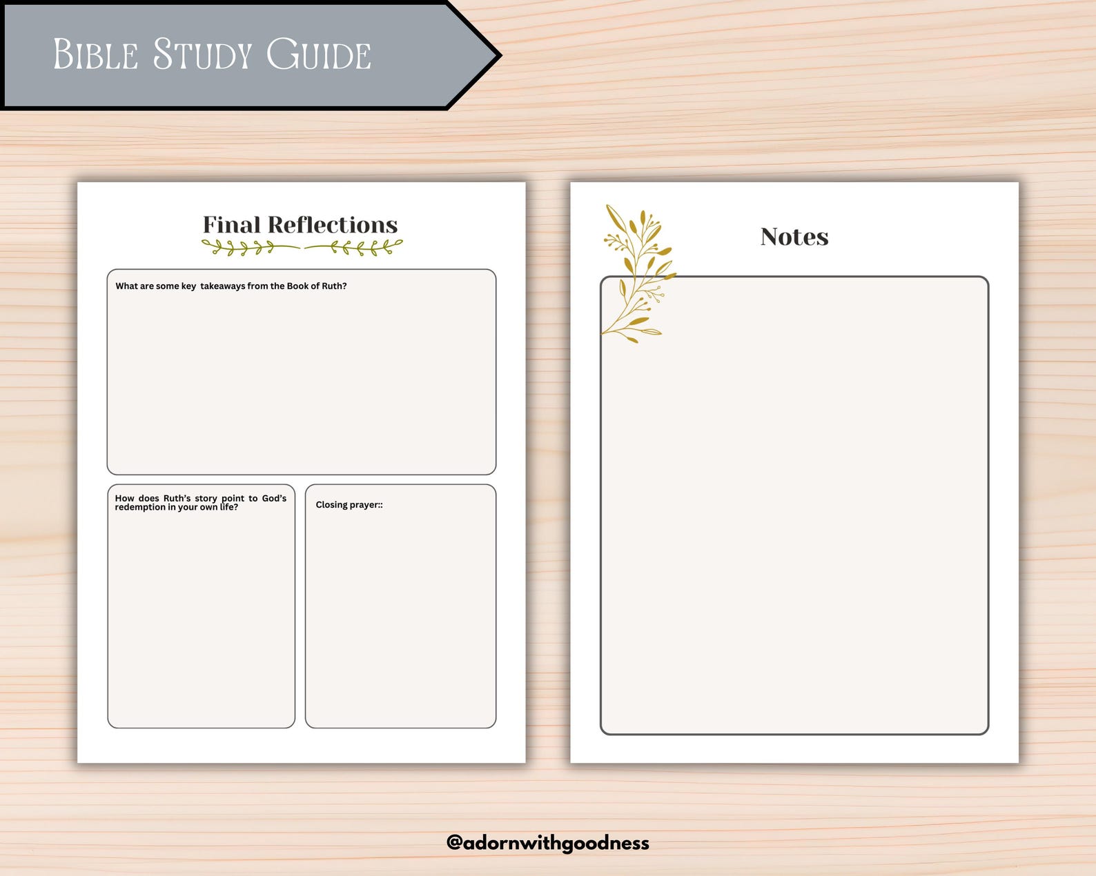 Ruth Bible Study Guide | Printable Bible Worksheets | Bible Study ...