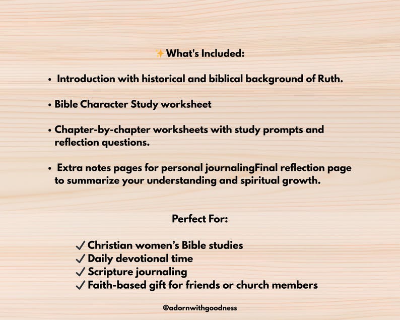 Ruth Bible Study Guide | Printable Bible Worksheets | Bible Study ...