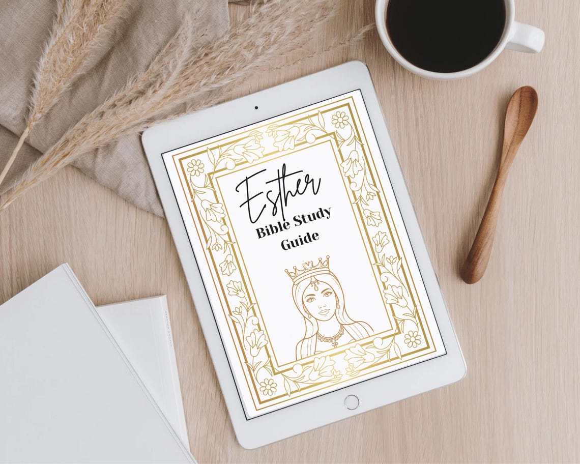 Esther Bible Study Guide | Printable Bible Worksheets for Esther ...