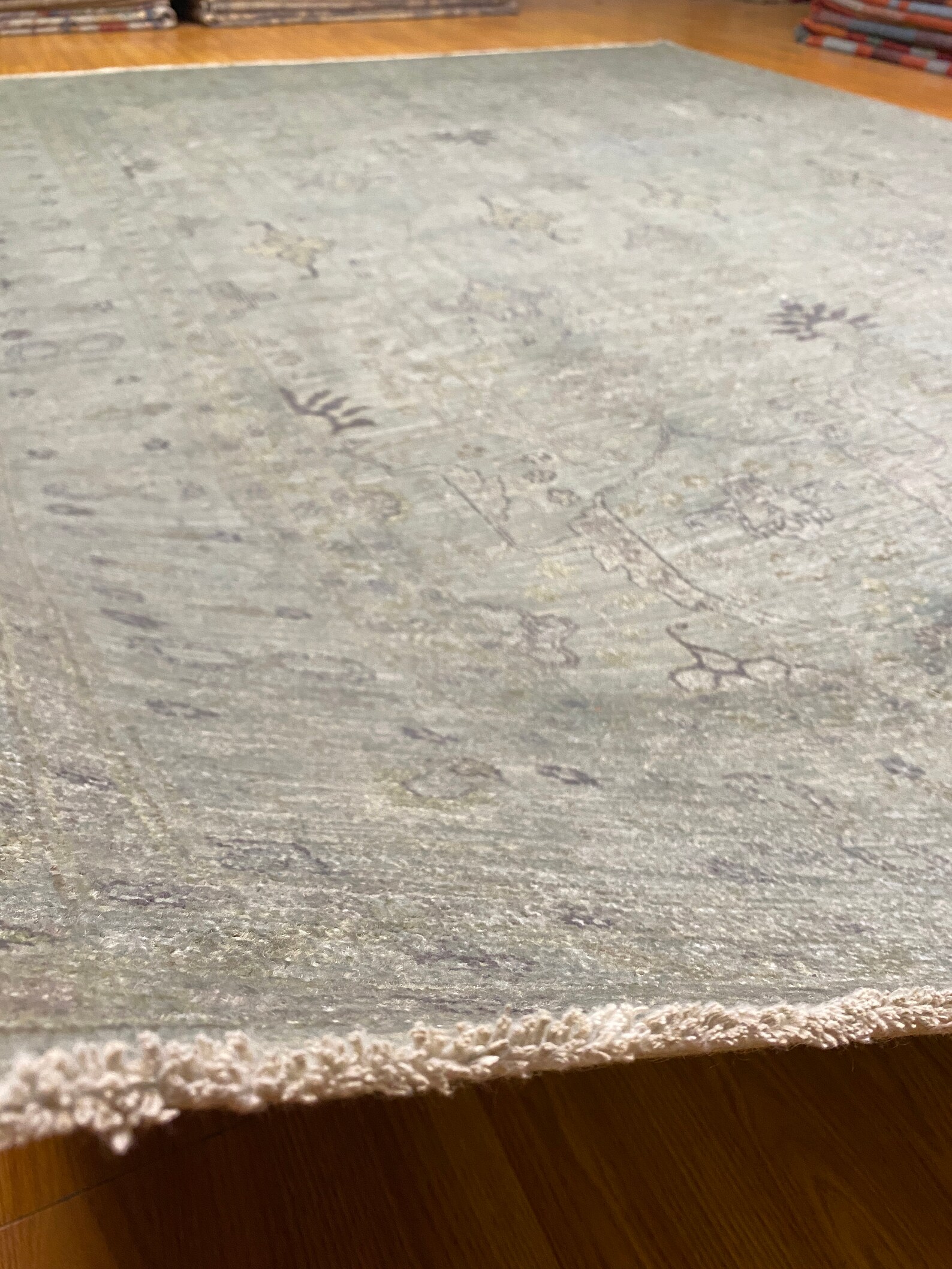 Gray 9x12 Ft Muted Rug Afghan Hand Knotted Rug Tribal Area | Etsy