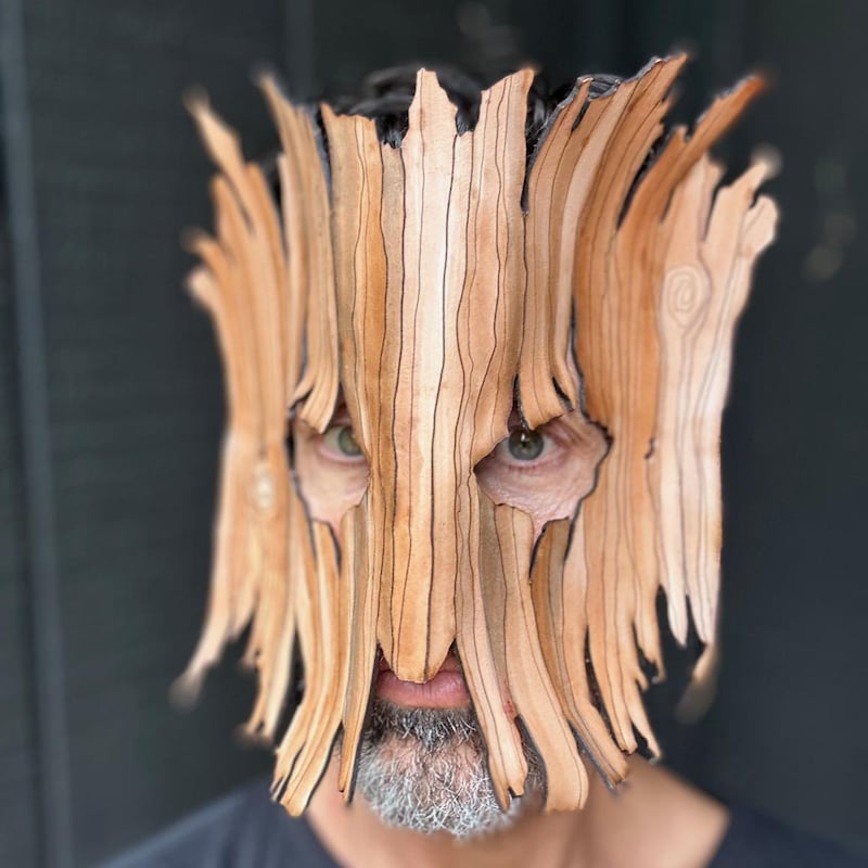 Tree Bark Mask - Etsy