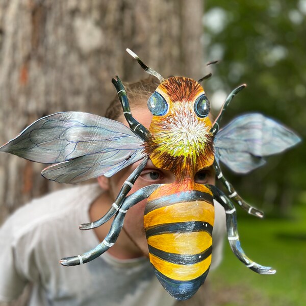 Bee Mask - Etsy