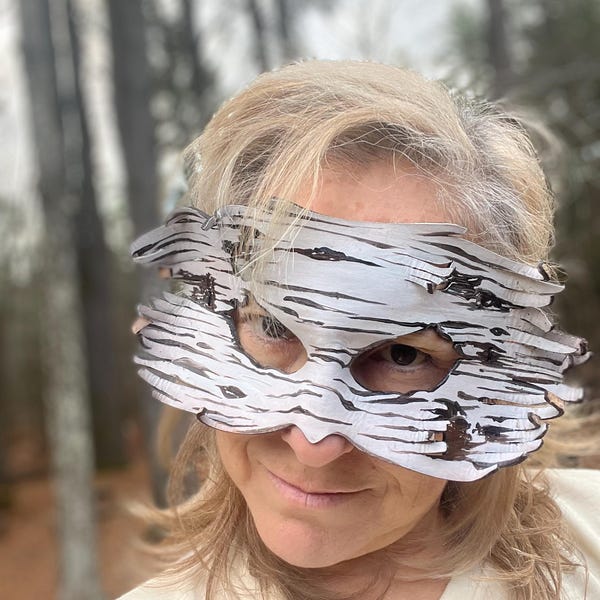 Tree Bark Mask - Etsy