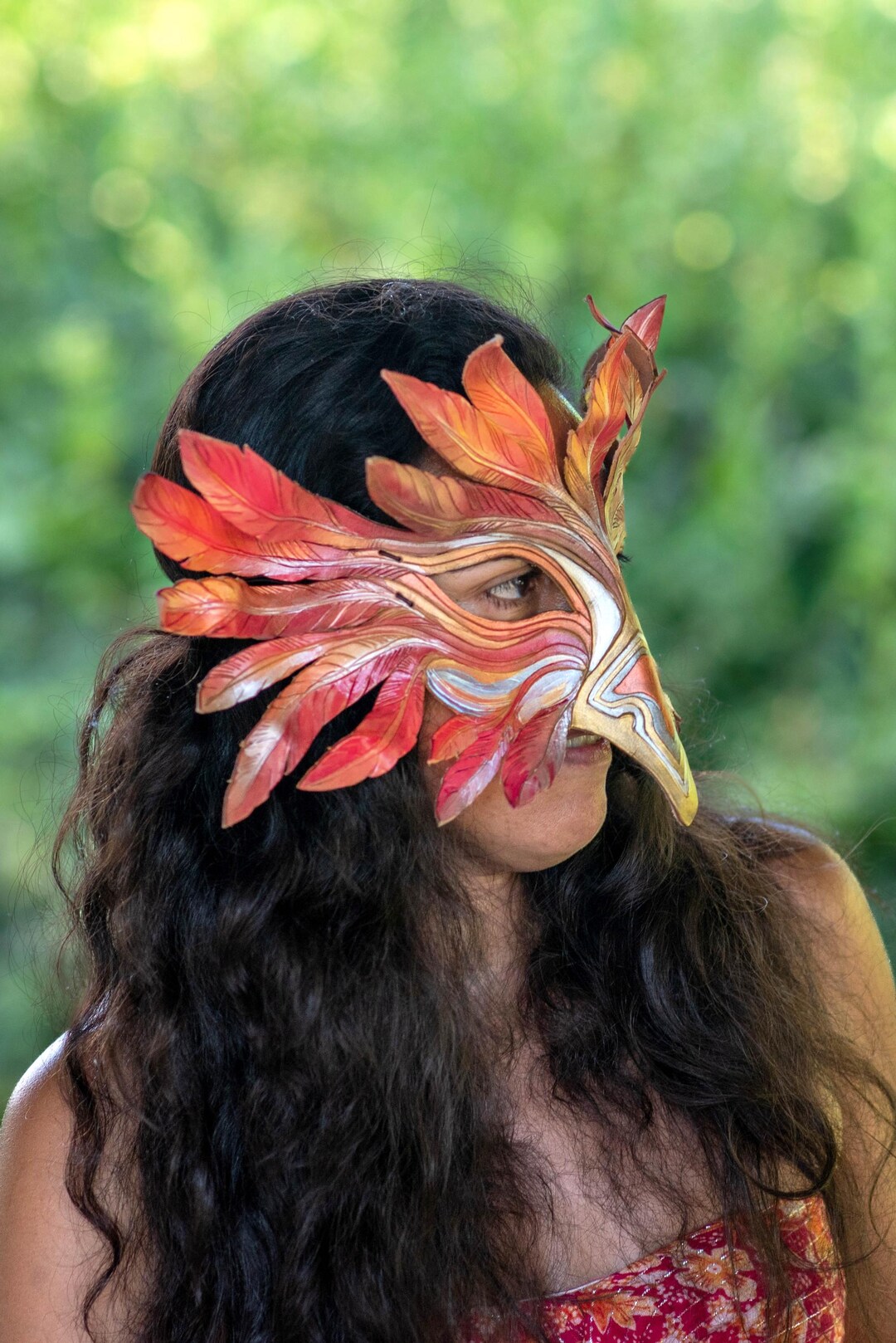 Phoenix Mask Handmade Leather Masks for Masquerade / Halloween ...