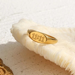 11:11 Ring | Angel Number Ring | 1111 | Dainty Ring | Trendy Ring ...