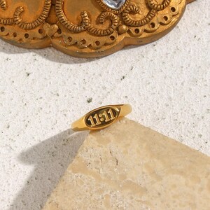 11:11 Ring | Angel Number Ring | 1111 | Dainty Ring | Trendy Ring ...