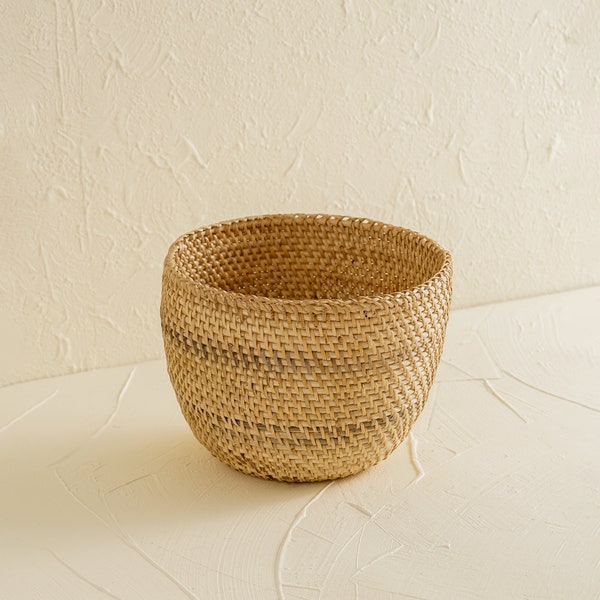 Rattan Pot - Etsy UK