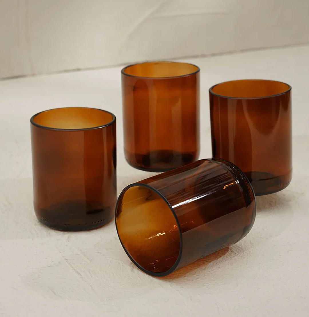 Eco-friendly Recycled Beer Bottle Glasses: Perfect for Weddings and ...