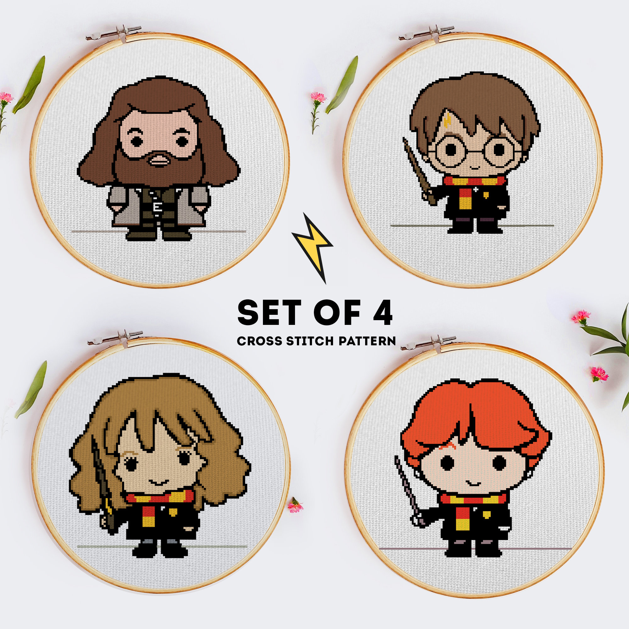 Hermione Wizard Girl With Red and Yellow Scarf of Wizards World Easy ...