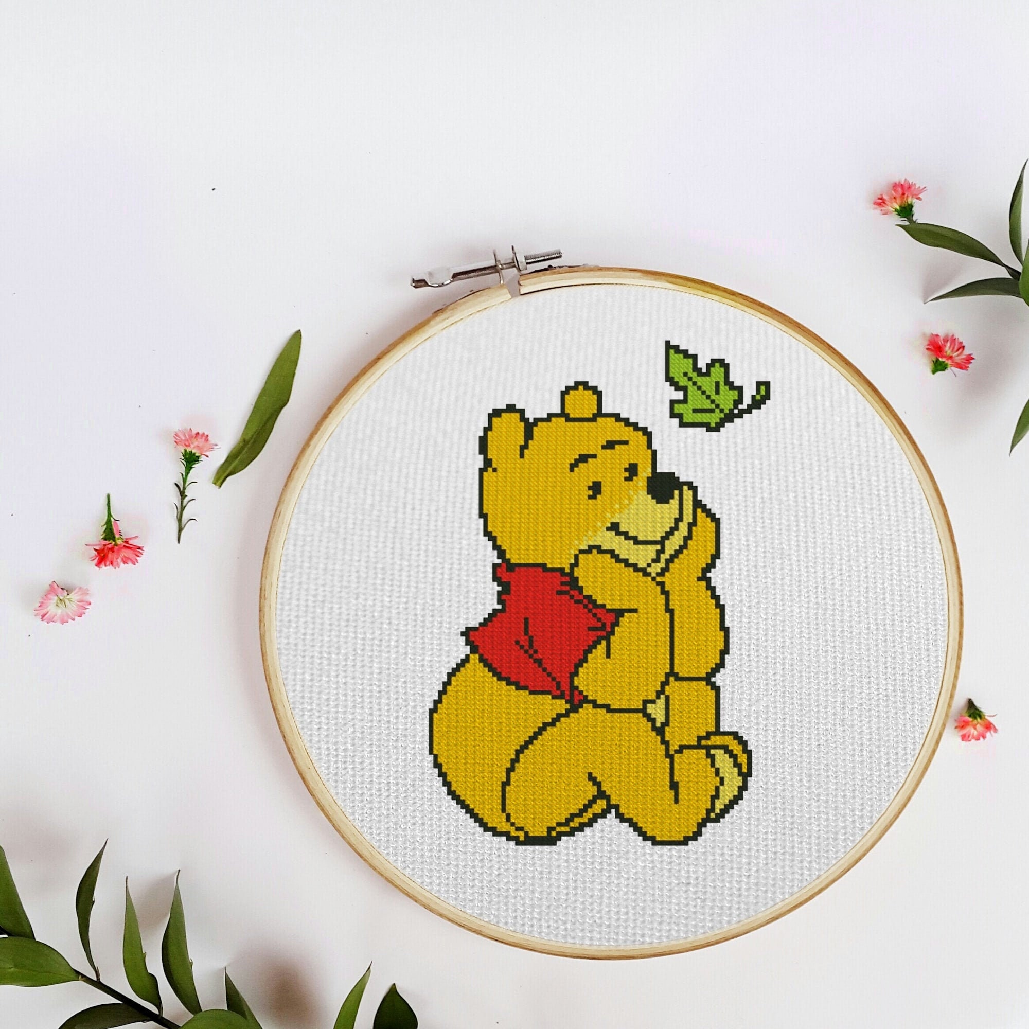 Winnie the Pooh, Easy Cross Stitch Pattern - Etsy