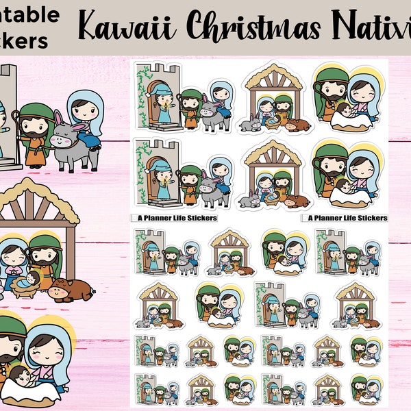 Cute Nativity Set - Etsy