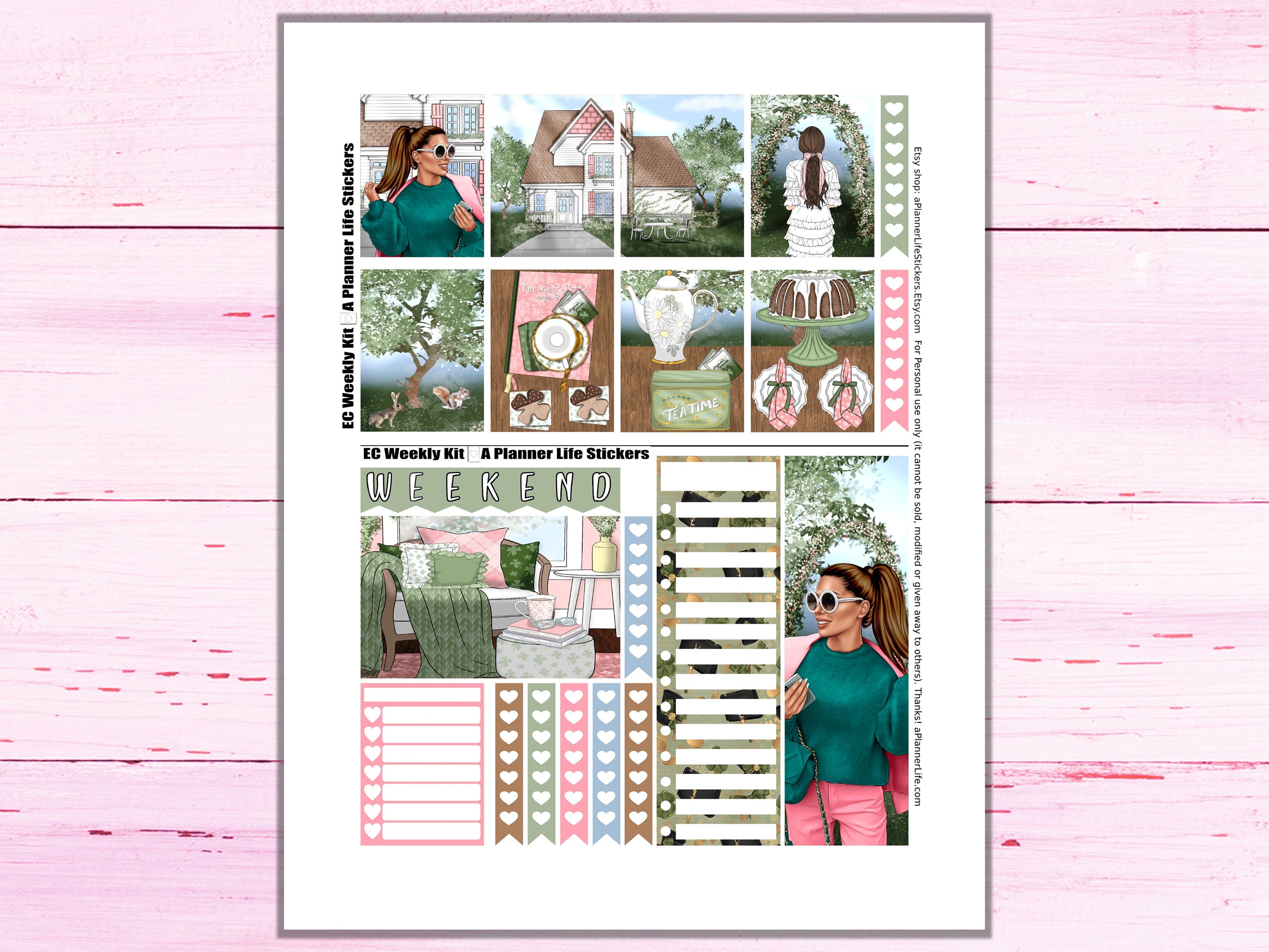 St. Patricks Day Printable Planner Stickers: Made to Fit the - Etsy