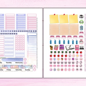 Summer Printable Planner Stickers: Made to Fit the Classic Happy ...