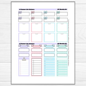 Winter Printable Planner Stickers: Made to Fit the Classic Happy ...