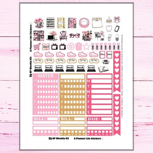 Planner Girl Printable Planner Stickers: Made to Fit the Big Happy ...