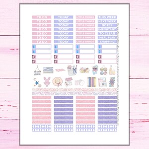 Summer Printable Planner Stickers: Made to Fit the Classic Happy ...