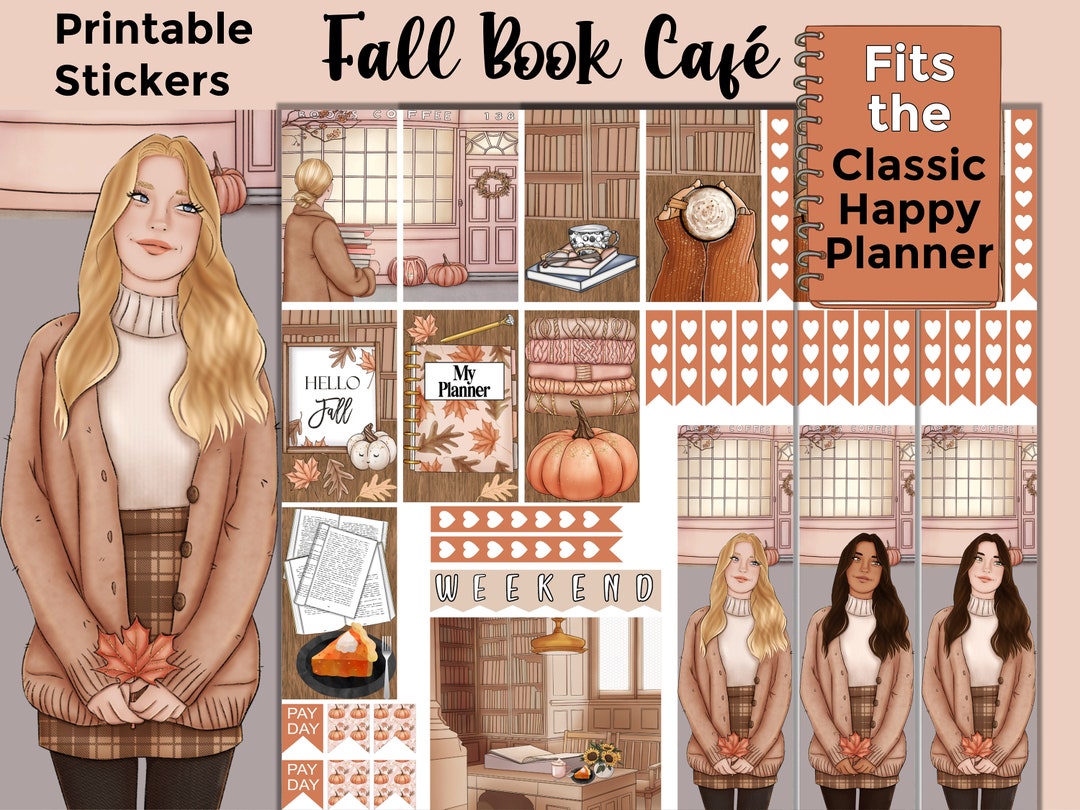 Fall Printable Planner Stickers: Made to Fit the Classic Happy Planner ...