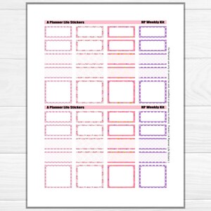 Arts and Crafts Printable Planner Stickers: Made to Fit the Classic ...