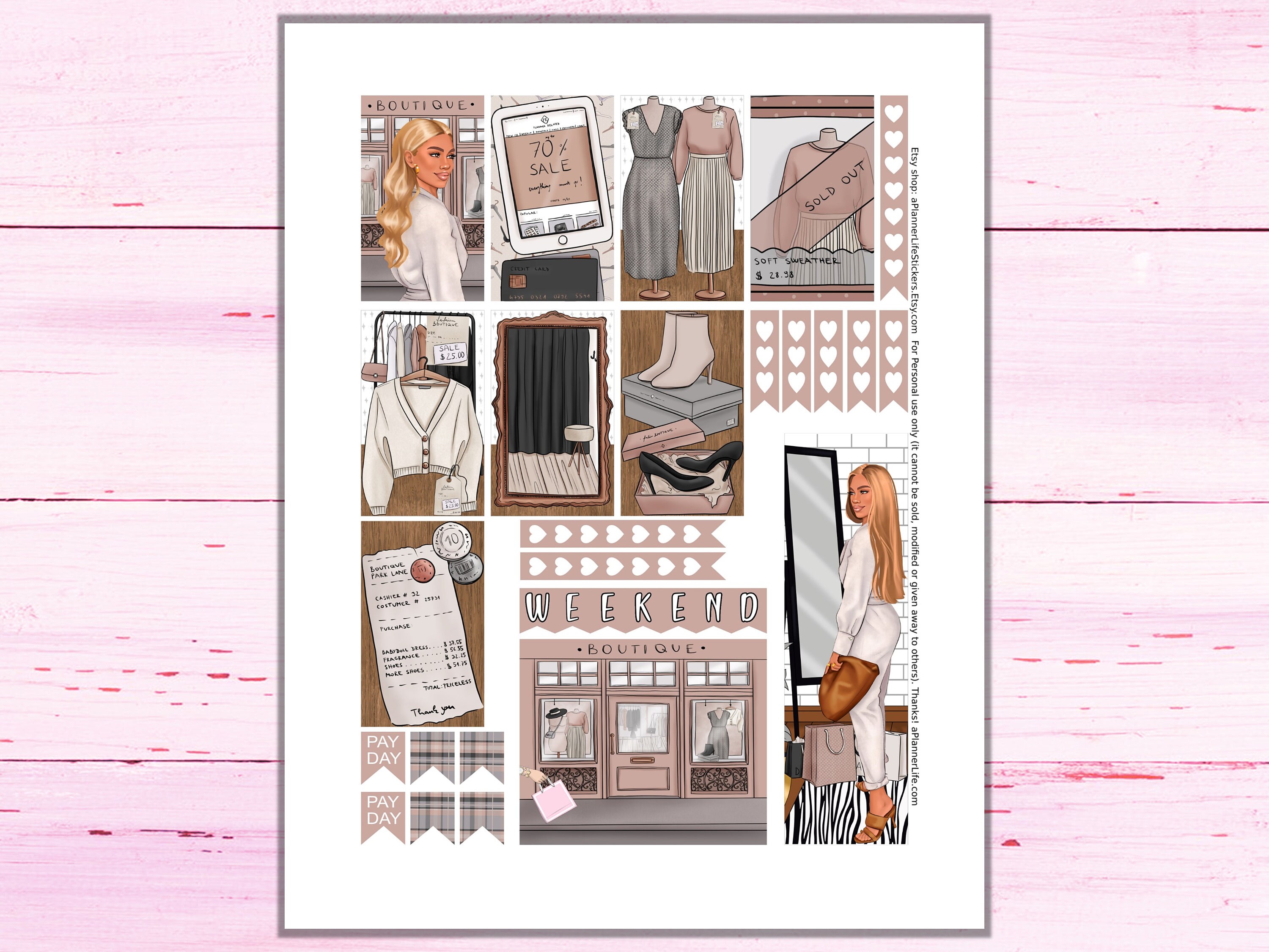 Shopping Printable Planner Stickers: Made to Fit the Classic - Etsy