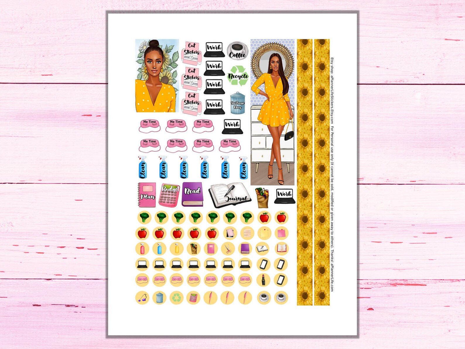 Home Decor Printable Planner Stickers: Made to Fit the Classic - Etsy ...