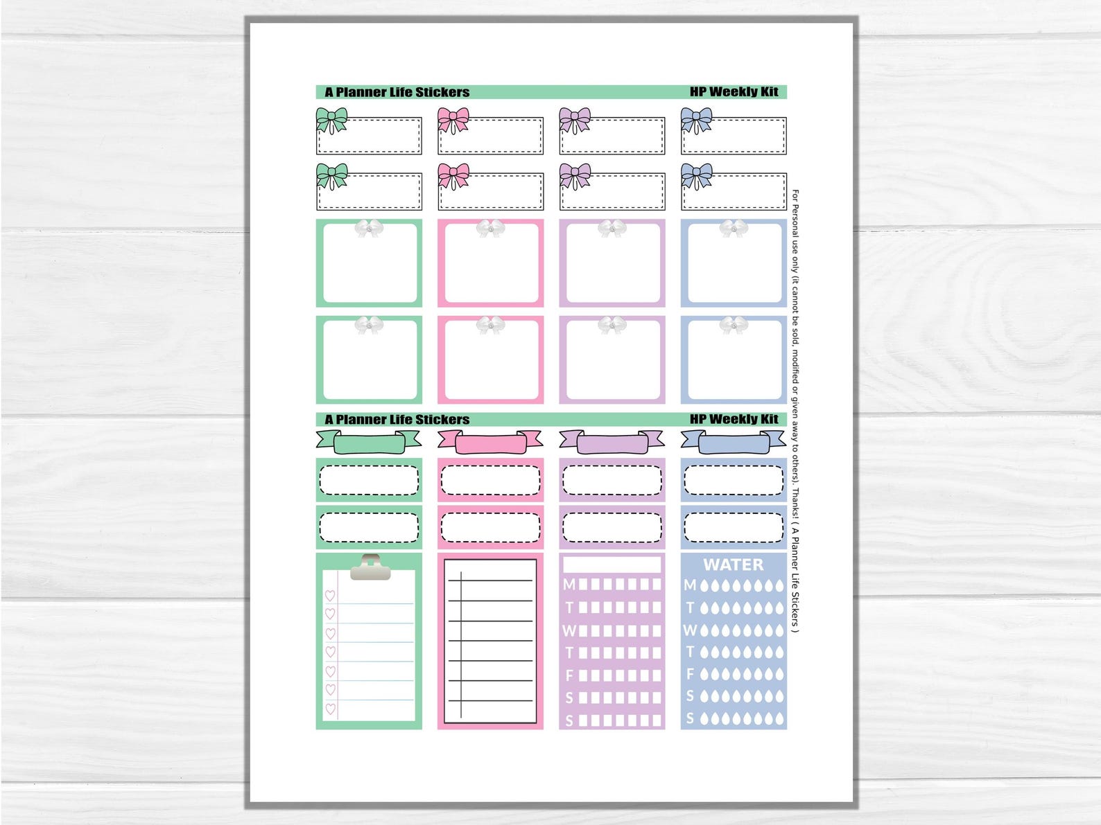 Fairy Tale Printable Planner Stickers: Made to Fit the Classic Happy ...