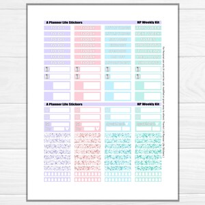Winter Printable Planner Stickers: Made to Fit the Classic Happy ...