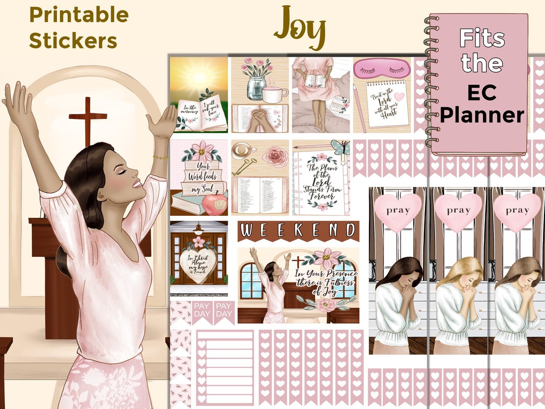 Printable Christian Planner Stickers: Made to Fit the Erin Condren ...