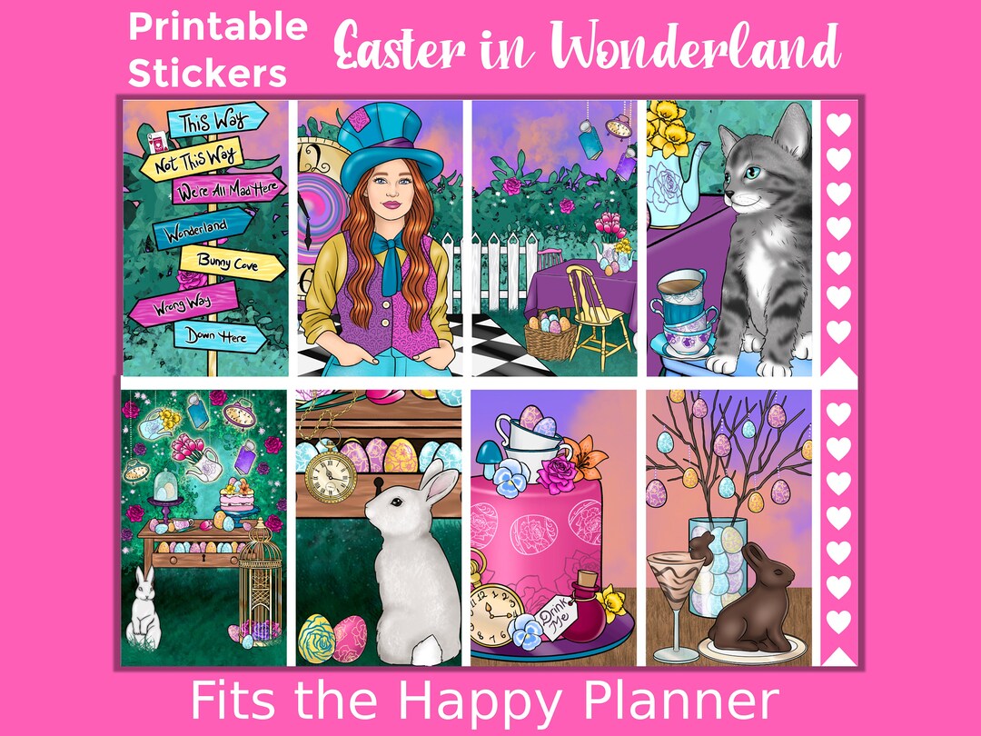 Easter Printable Planner Stickers: Made to Fit the Classic Happy ...
