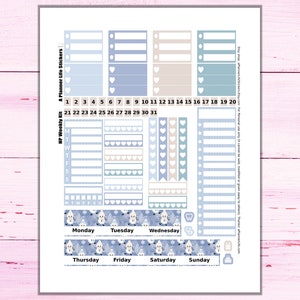 Winter Printable Planner Stickers: Made to Fit the Classic Happy ...