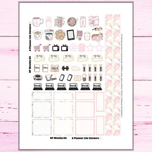 Relaxing Printable Planner Stickers: Made to Fit the Classic Happy ...