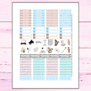 Artistic Printable Planner Stickers: Made to Fit the Classic - Etsy Canada