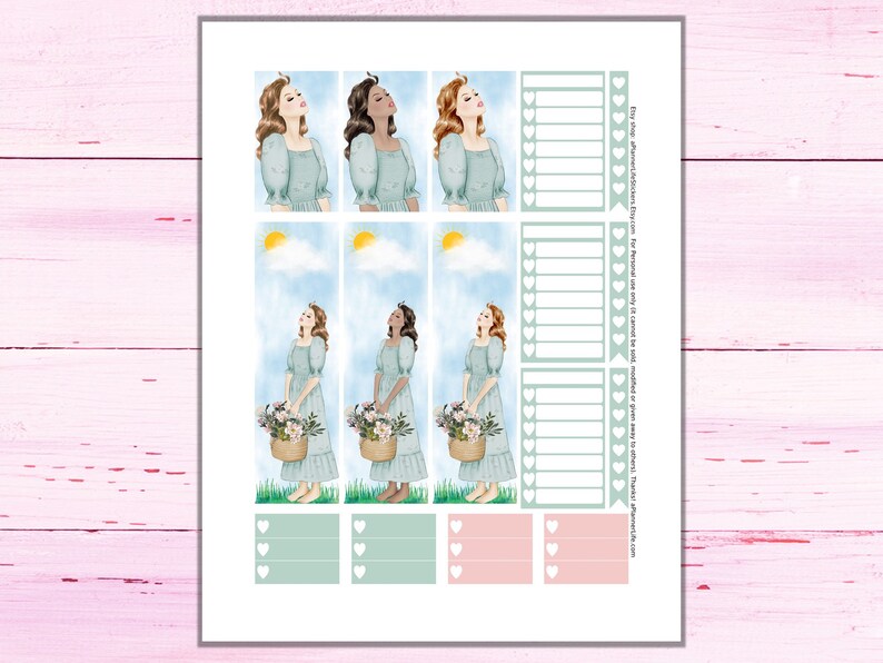 Country Life Printable Planner Stickers: Made to Fit the - Etsy