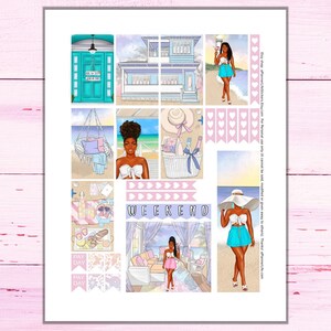 Summer Printable Planner Stickers: Made to Fit the Classic Happy ...