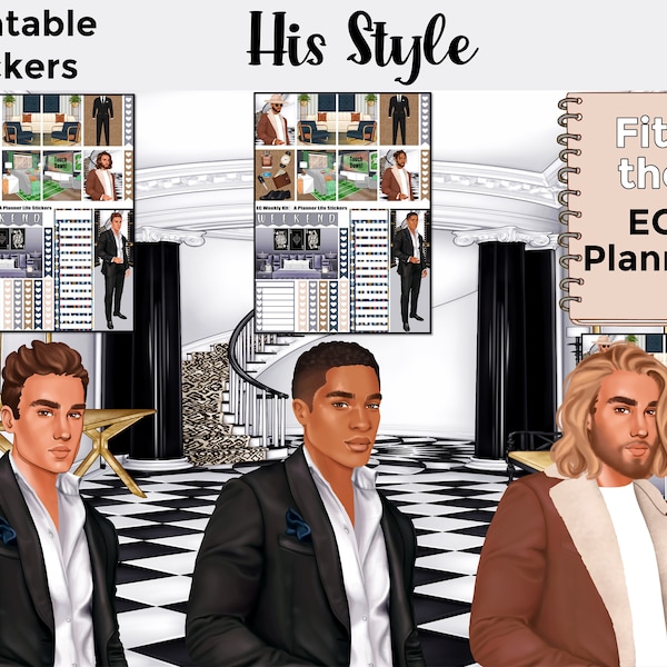 Manly Stickers - Etsy