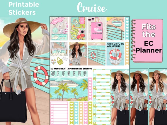 Printable Travel Planner Stickers: Made to Fit the Erin - Etsy