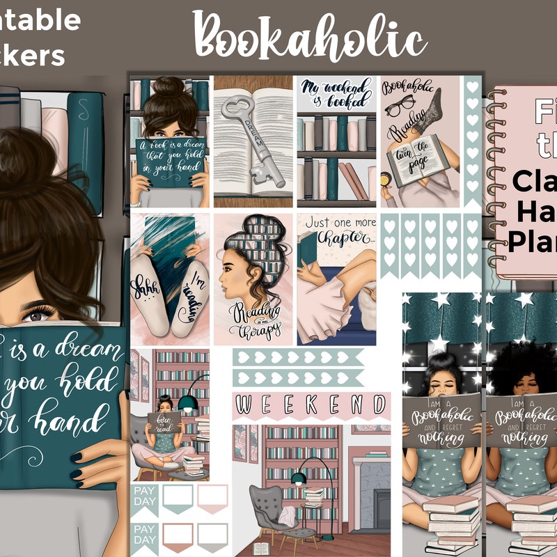 Bookish Planner - Etsy