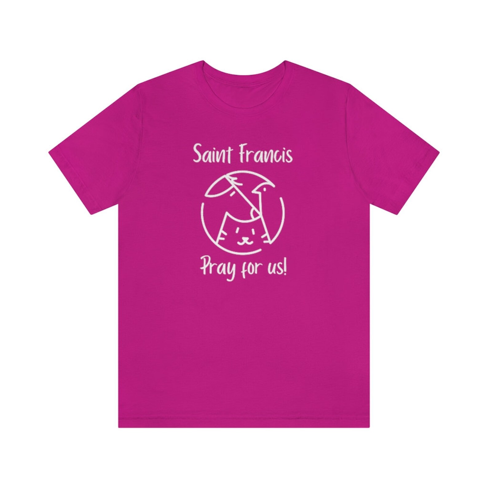 St. Francis Catholic Jersey Shirt, Catholic Shirt, St. Francis Gift ...