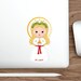 St. Lucy Sticker, Catholic Sticker, Catholic Gift, First Communion Gift ...