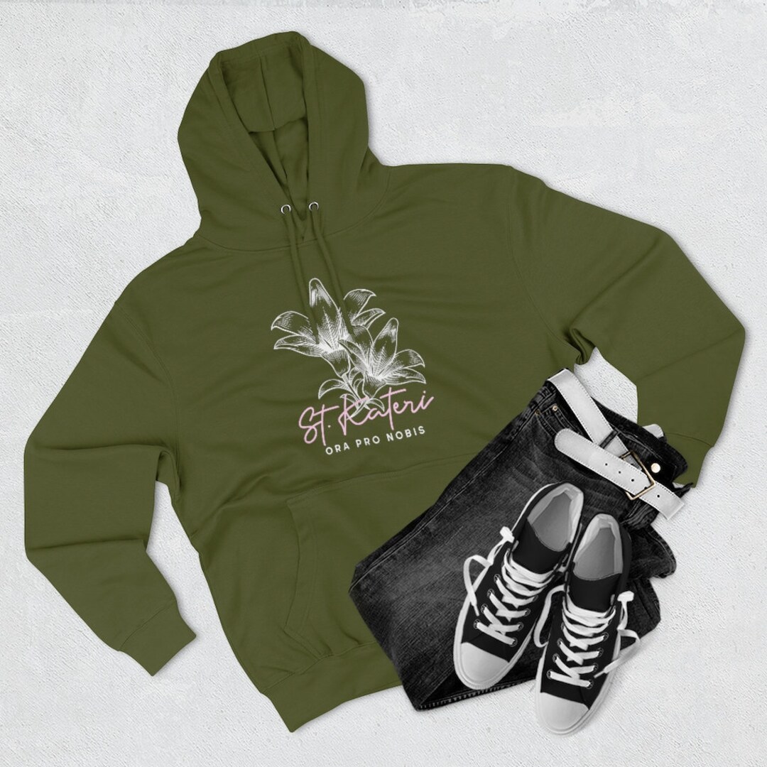 St. Kateri Hoodie, Catholic Hoodie, Catholic Shirt, Catholic Saint ...