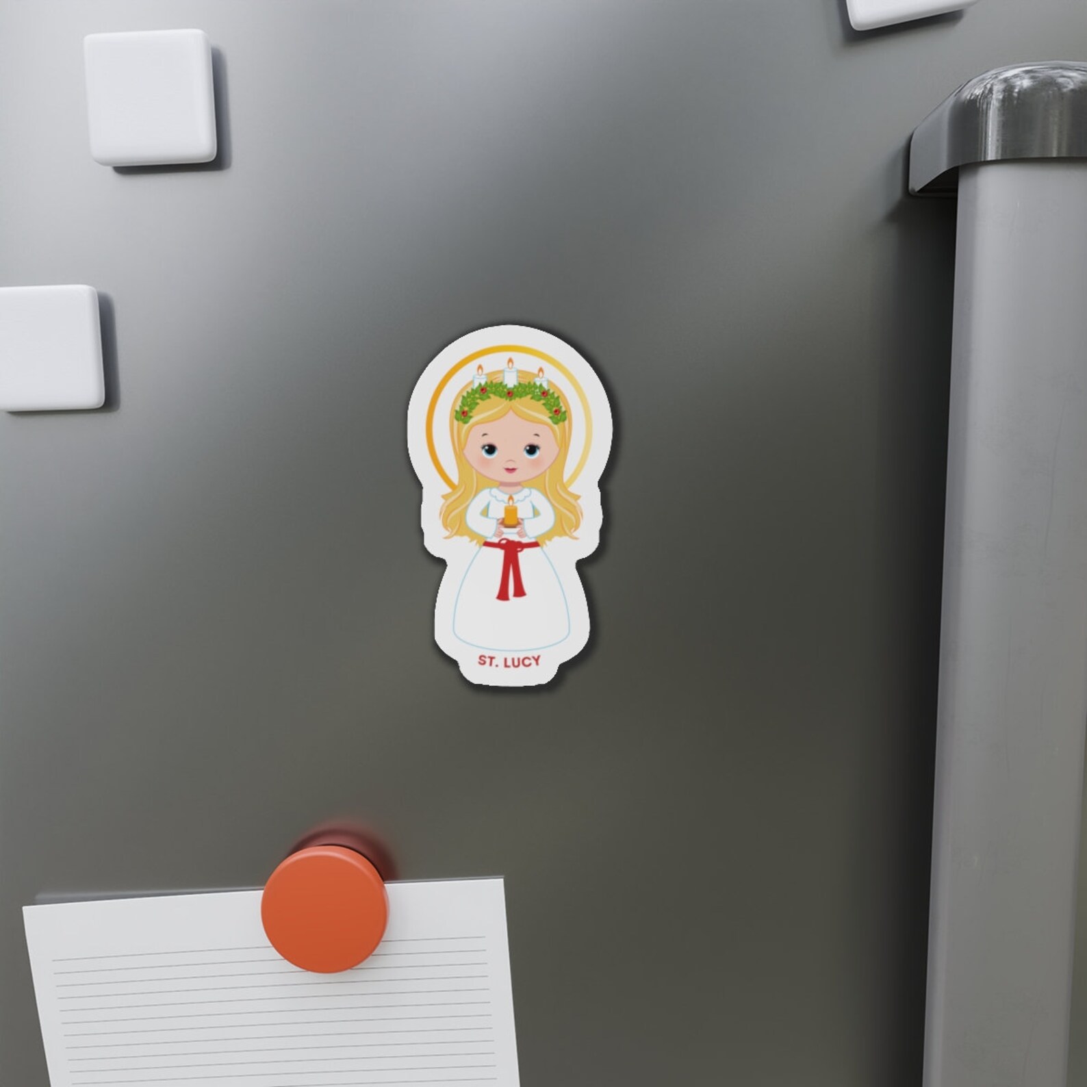 St. Lucy Magnet, Catholic Sticker, Catholic Gift, First Communion Gift ...