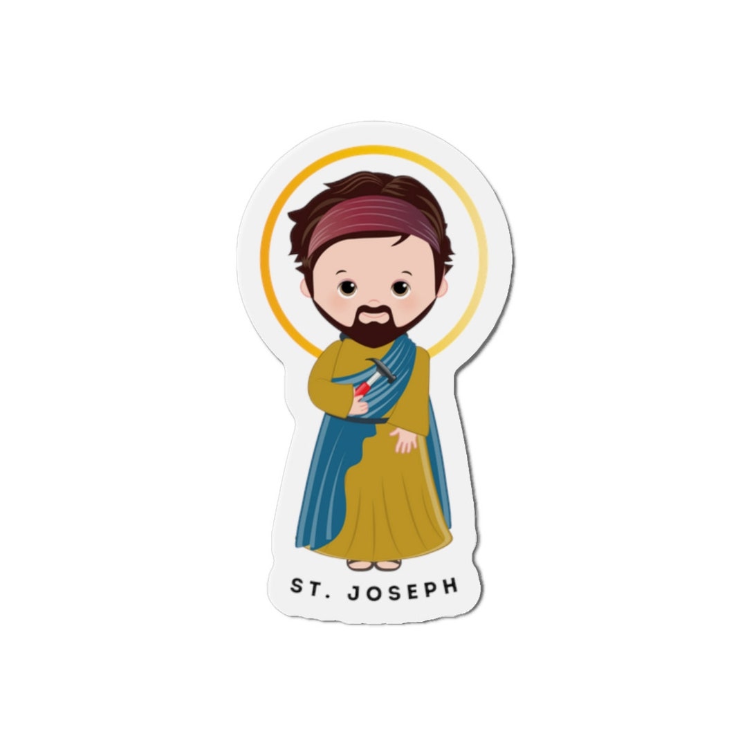 St. Joseph Die-cut Magnets St. Joseph Gift Joseph Gift - Etsy