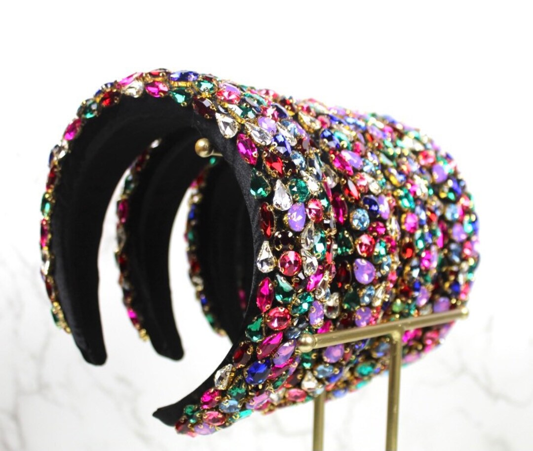 Embellished Headbands Party Headbands Jewel Headbands - Etsy